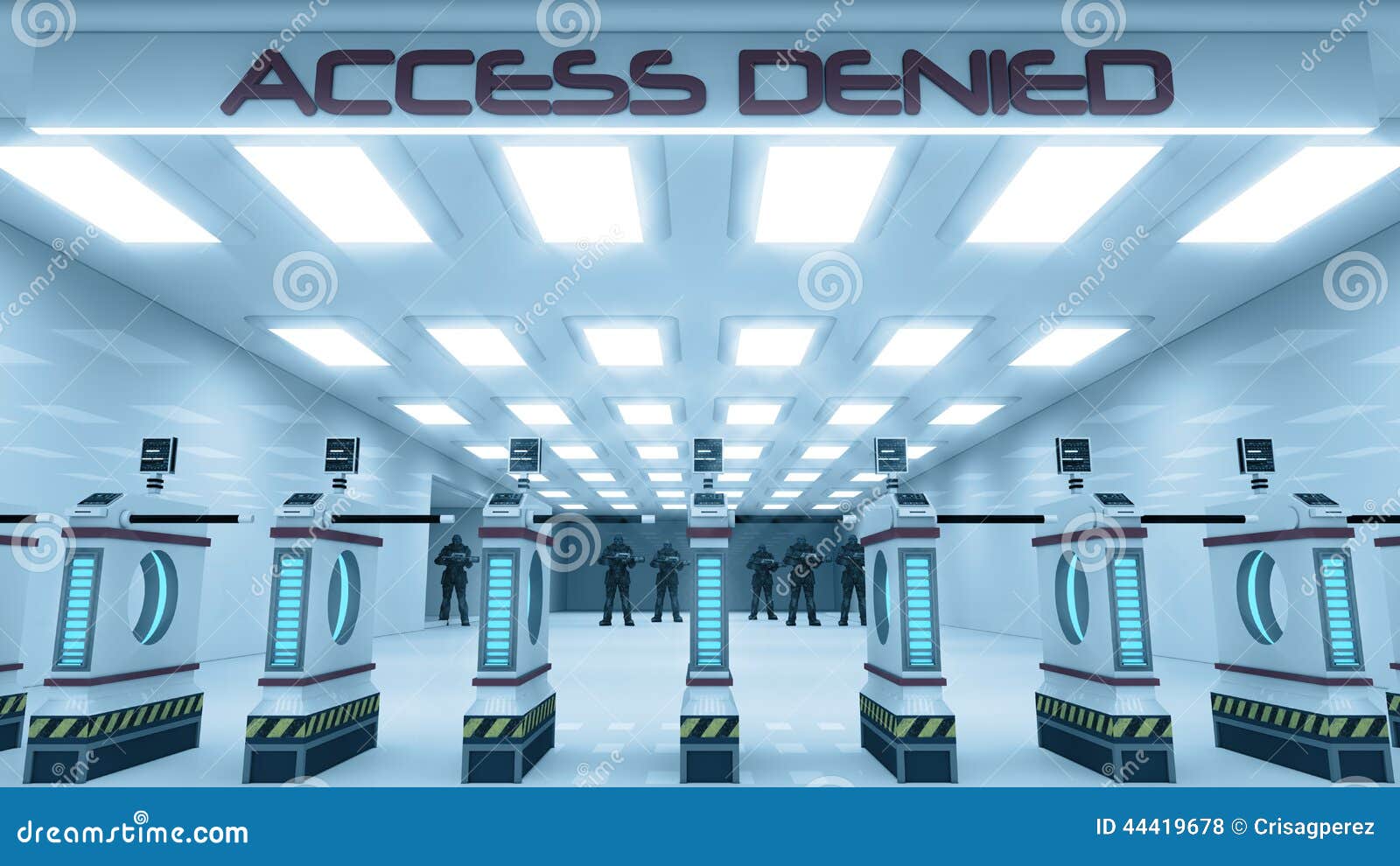 Access denied stock illustration. Illustration of electronic - 44419678