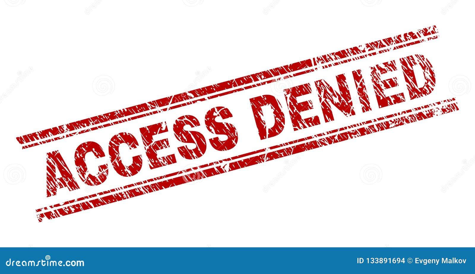 Grunge Textured ACCESS DENIED Stamp Seal Stock Vector - Illustration of ...