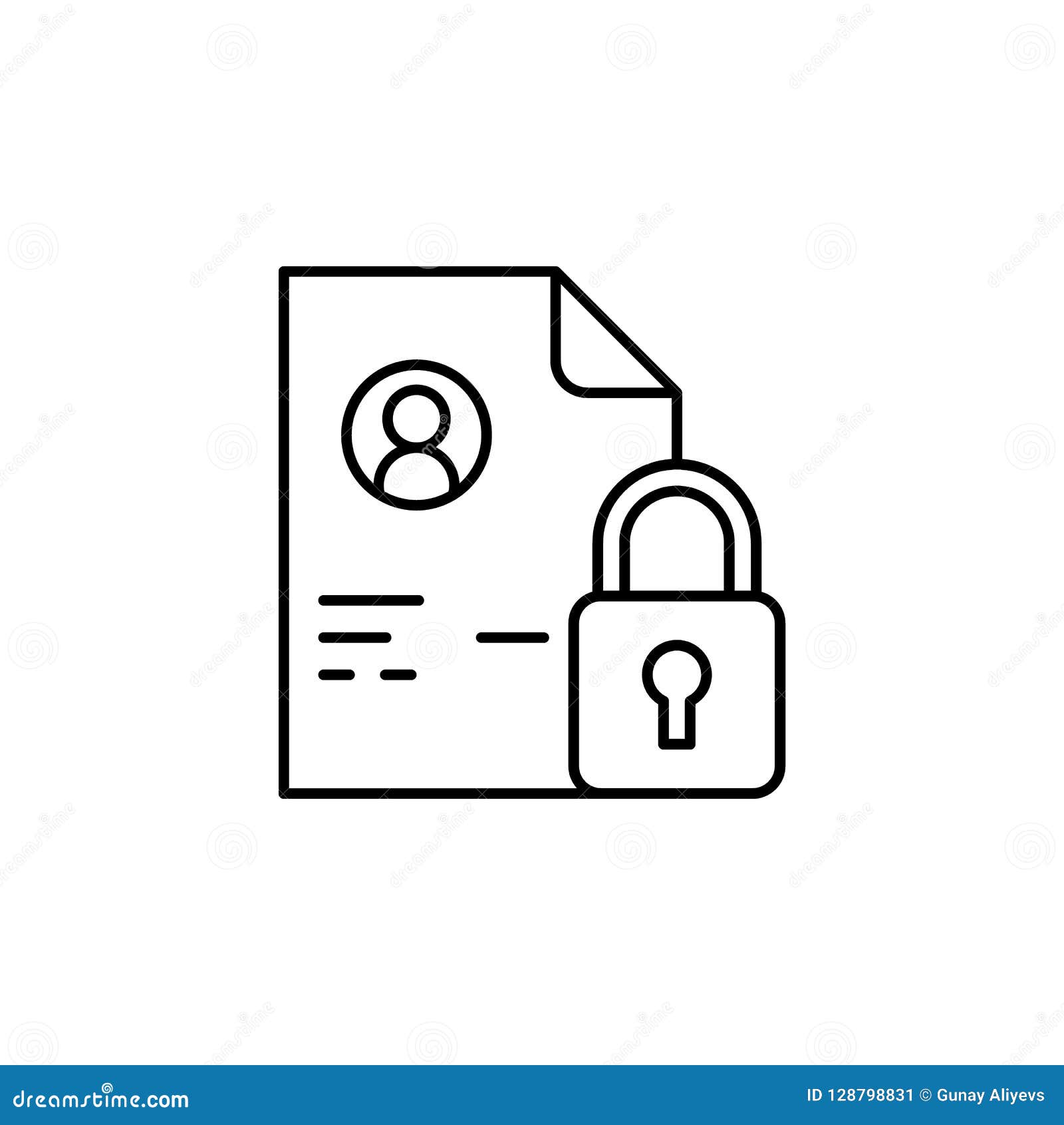 Access, Document Icon. Element of General Data Project Icon for Mobile ...