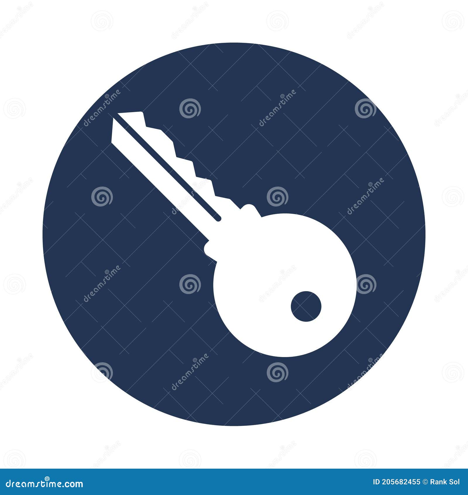 Access, Door Key Vector Icon Which Can Easily Modify Stock Vector ...