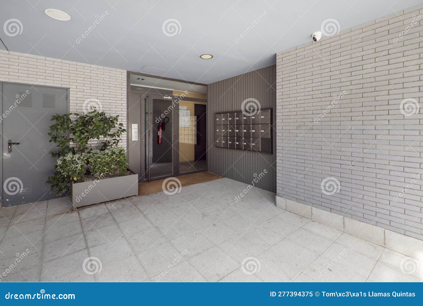 Access Door To a Residential Building Stock Image - Image of domestic ...