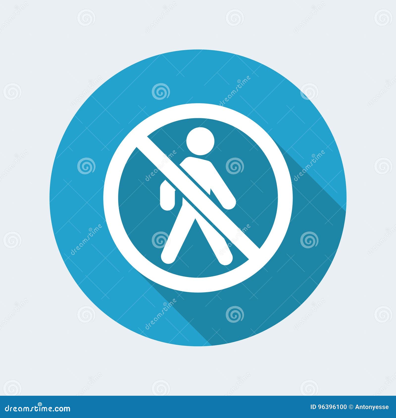 Access forbidden icon stock vector. Illustration of authorized - 96396100