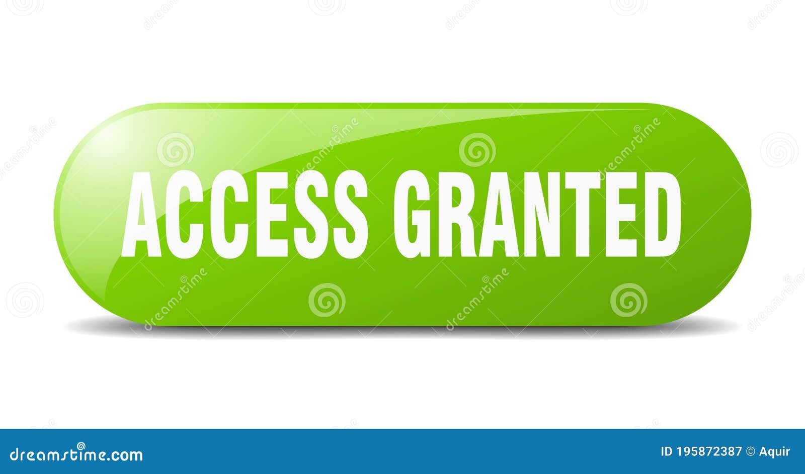 Access Granted Button. Sticker. Banner. Rounded Glass Sign Stock Vector ...
