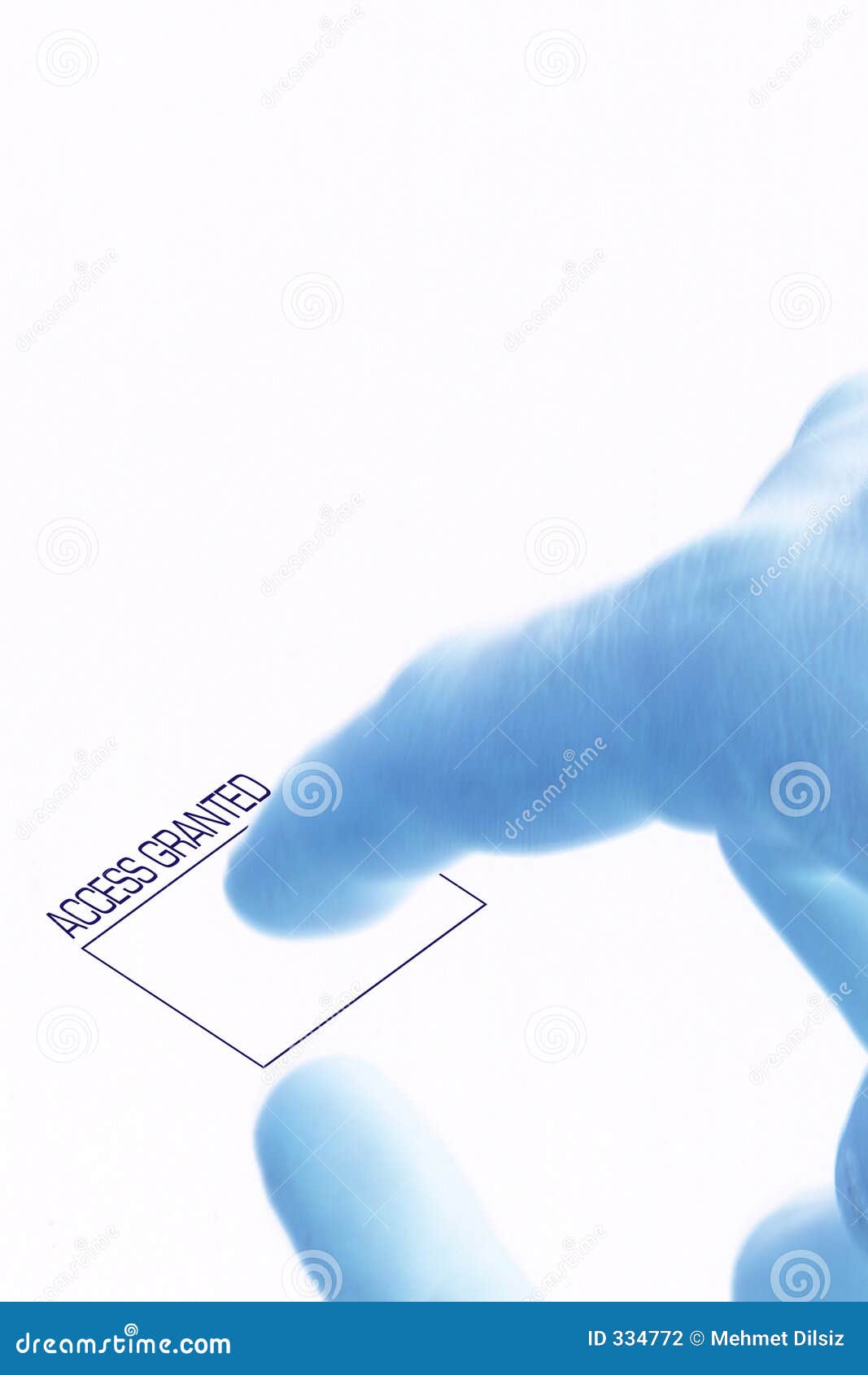 Access Granted - Fingerprint Security Stock Photo - Image of ...
