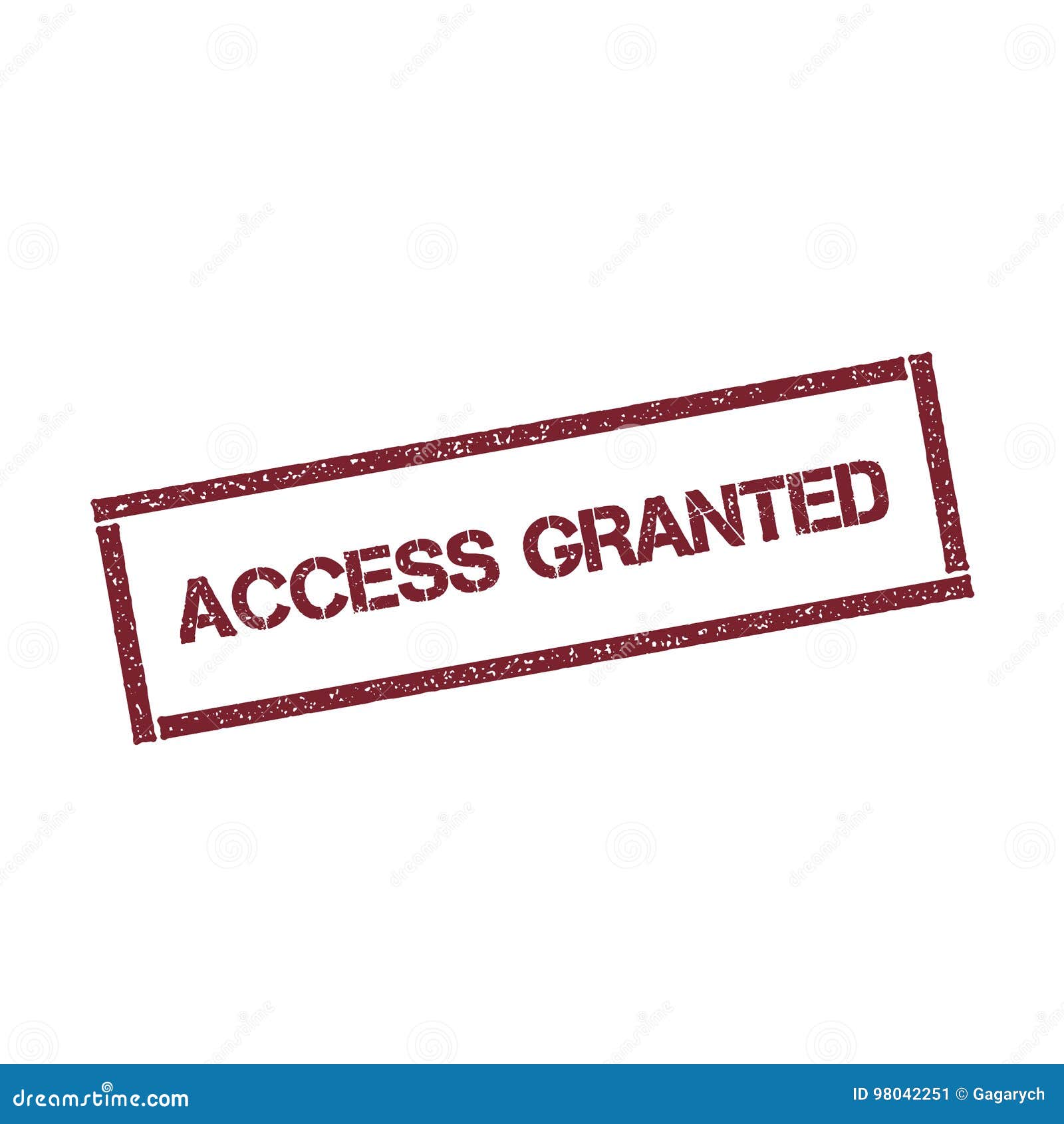 Access Granted Rectangular Stamp. Stock Vector - Illustration of cargo ...