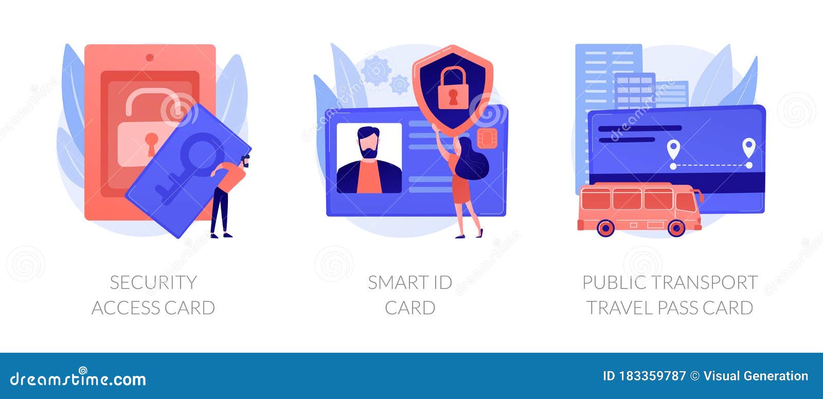 Access and Identification Cards Vector Concept Metaphors Stock Vector ...