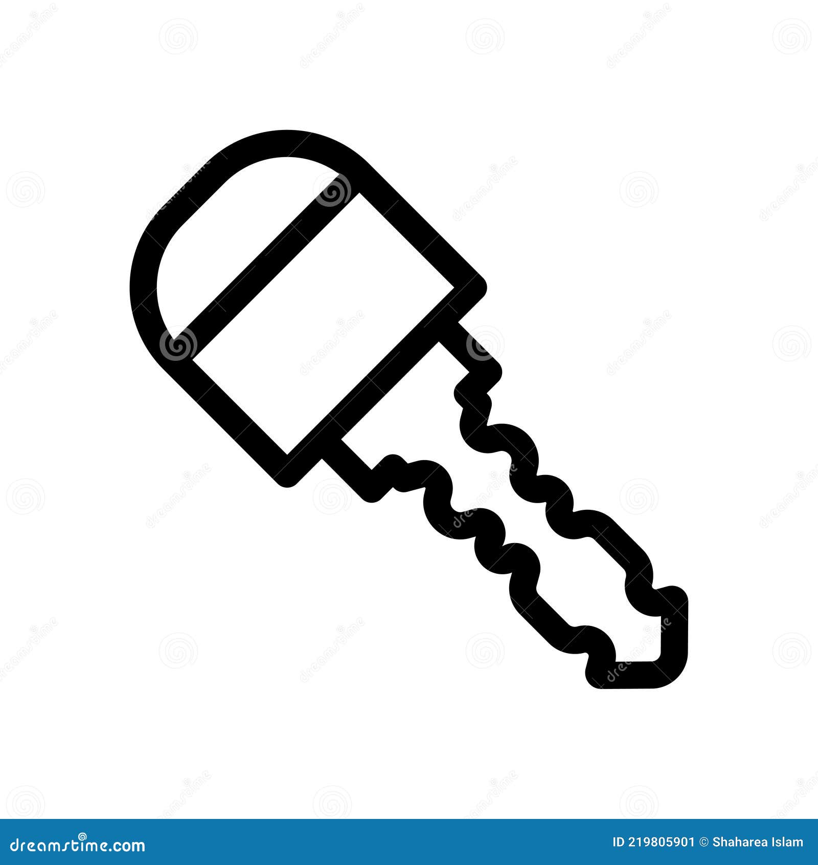 Access, key icon stock vector. Illustration of beautiful - 219805901