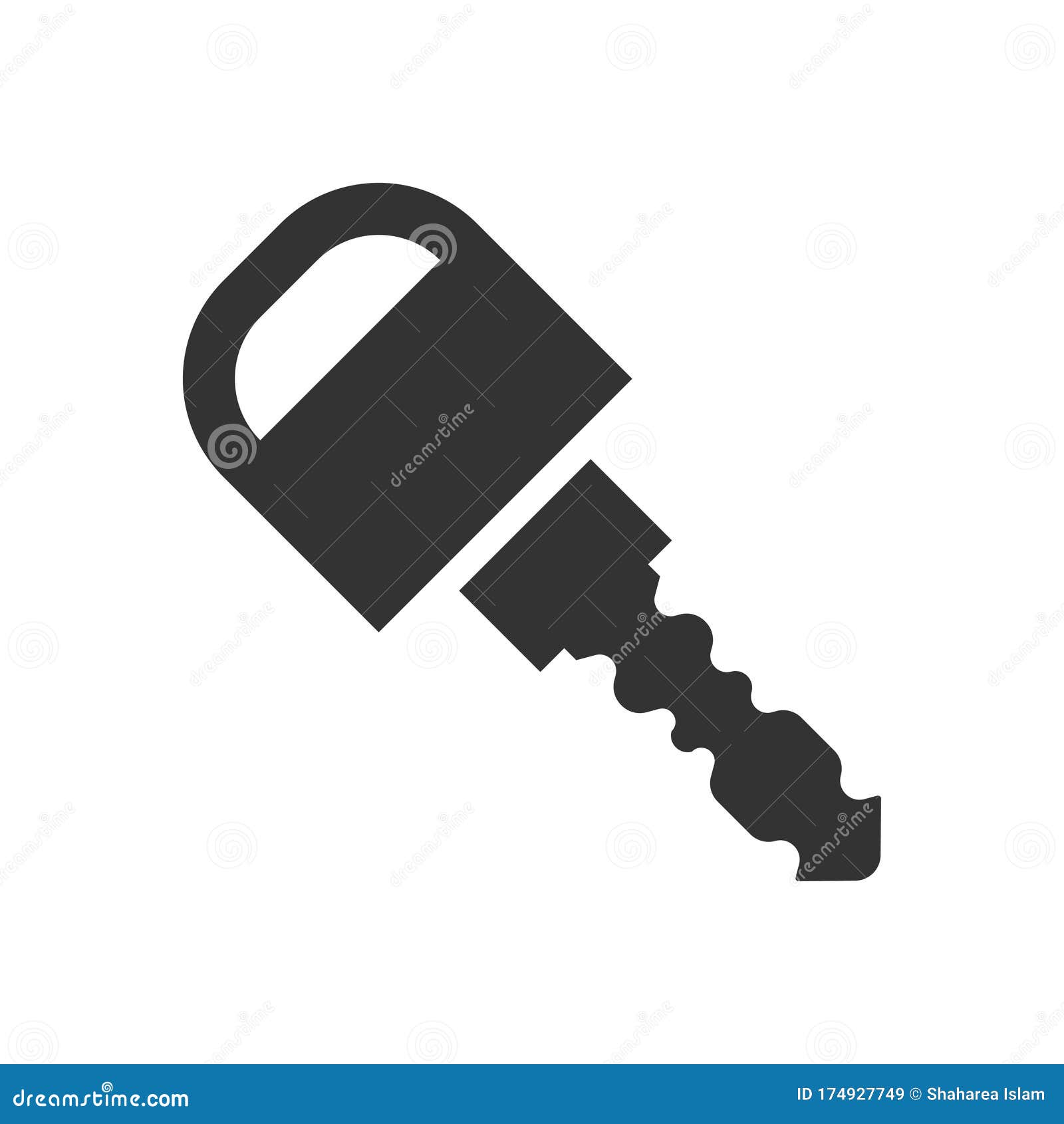 Access, key icon stock vector. Illustration of security - 174927749