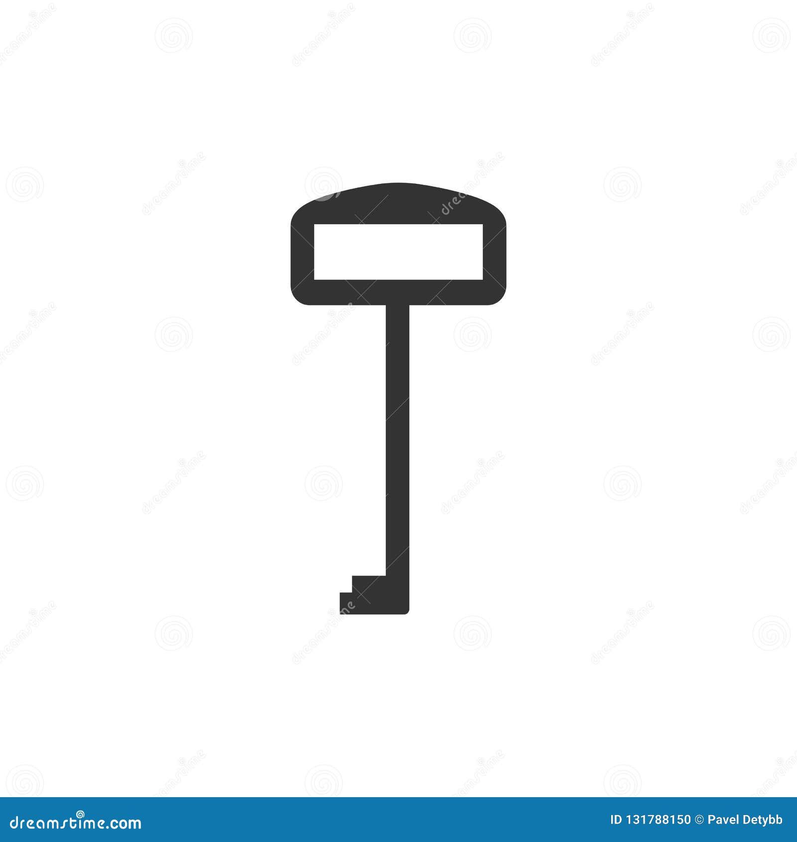 Access, Key Icon Vector Illustration Flat Design Stock Illustration ...