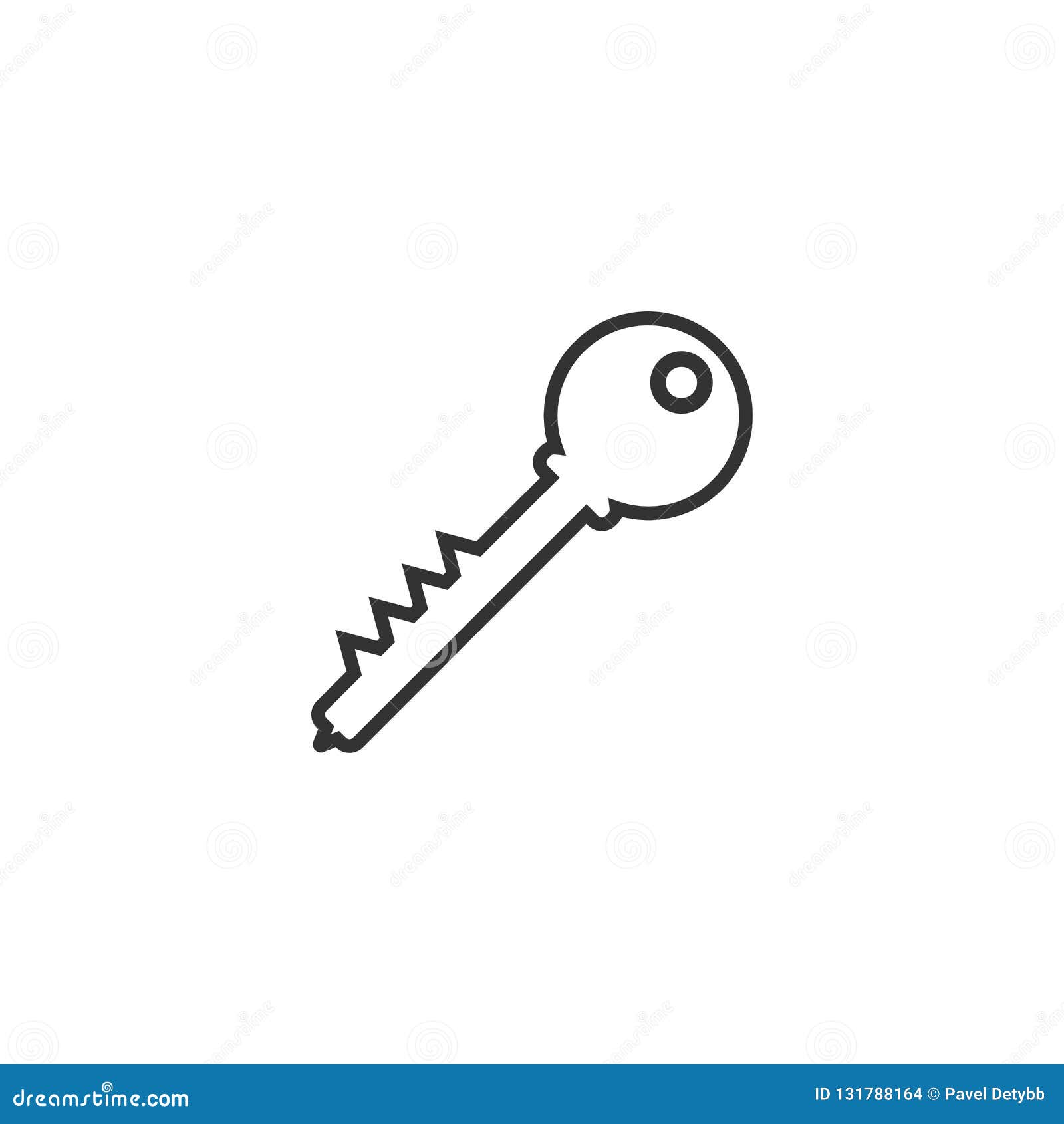 Access, Key Icon Vector Illustration Flat Design Stock Illustration ...