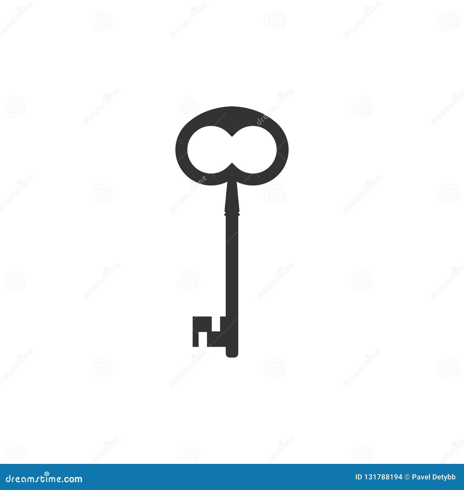Access, Key Icon Vector Illustration Flat Design Stock Illustration ...