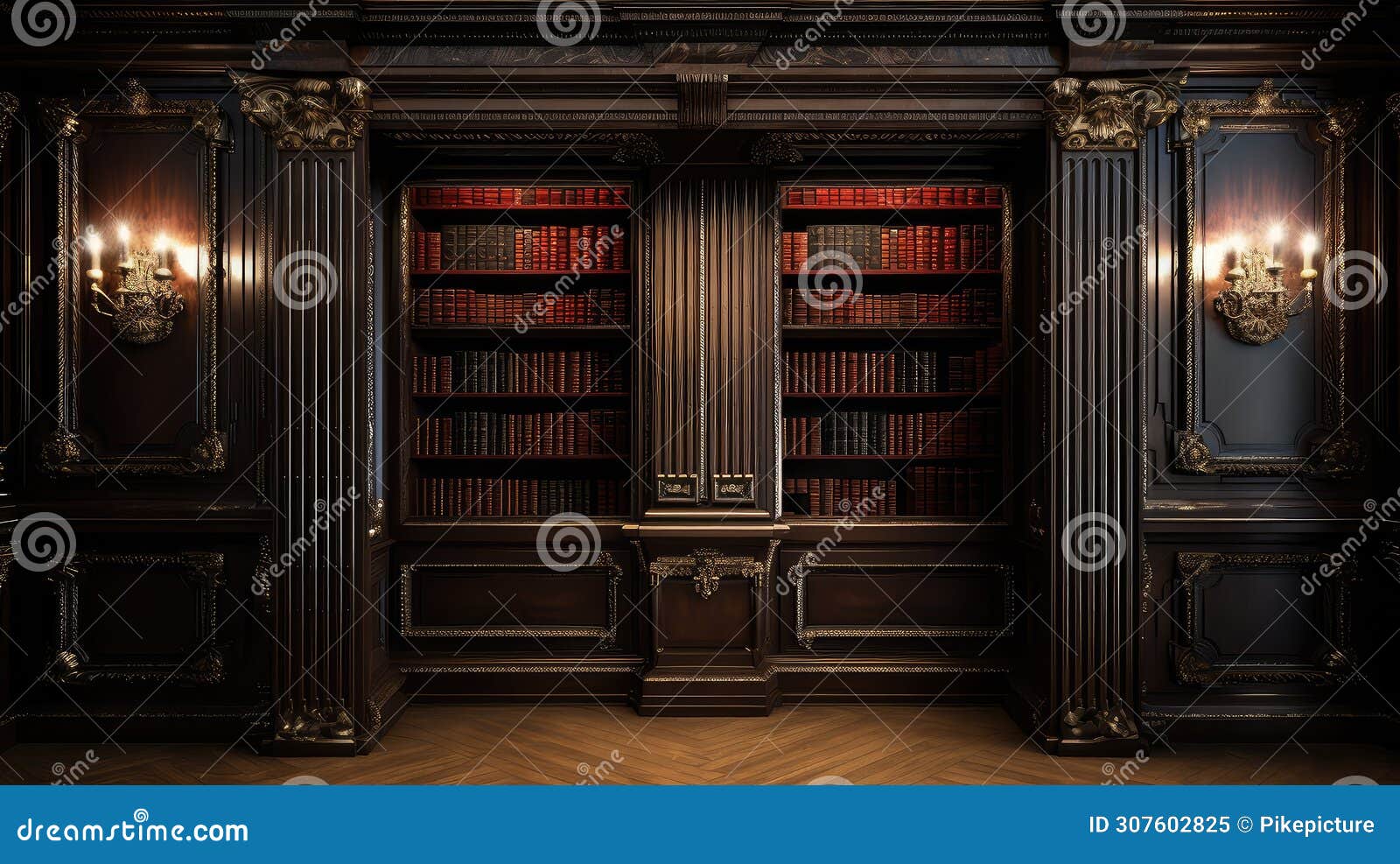 Access library doors stock illustration. Illustration of books - 307602825