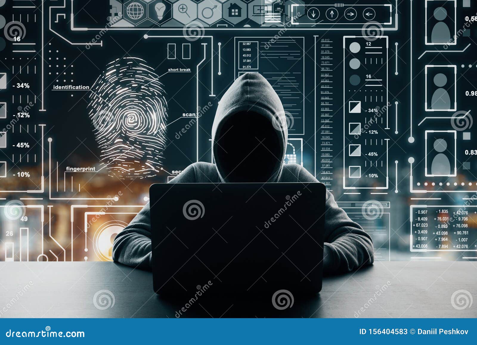 Access and malware concept stock image. Image of city - 156404583