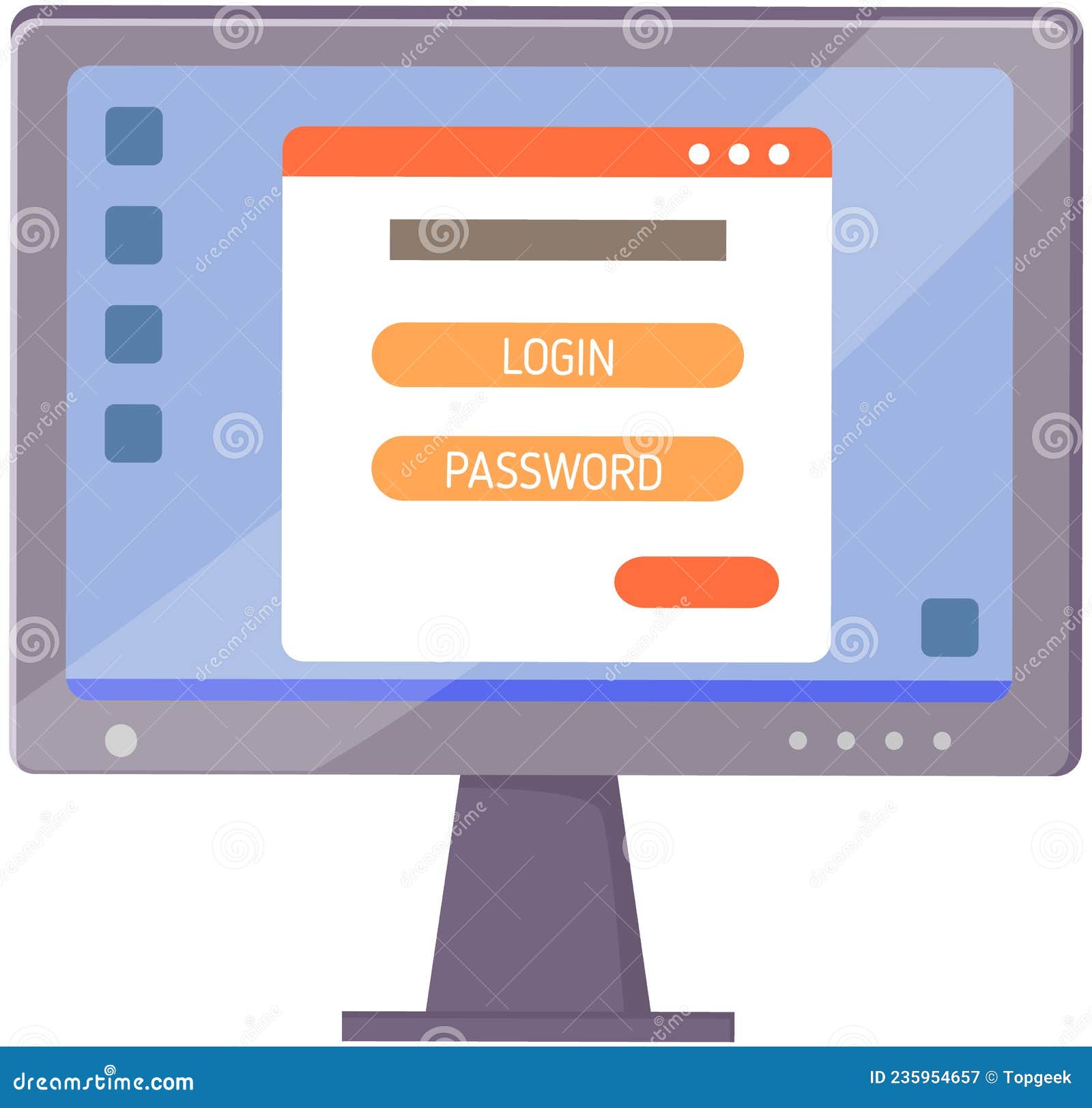 Access Management Authorize Software Authentication Login Form Password System Security Window