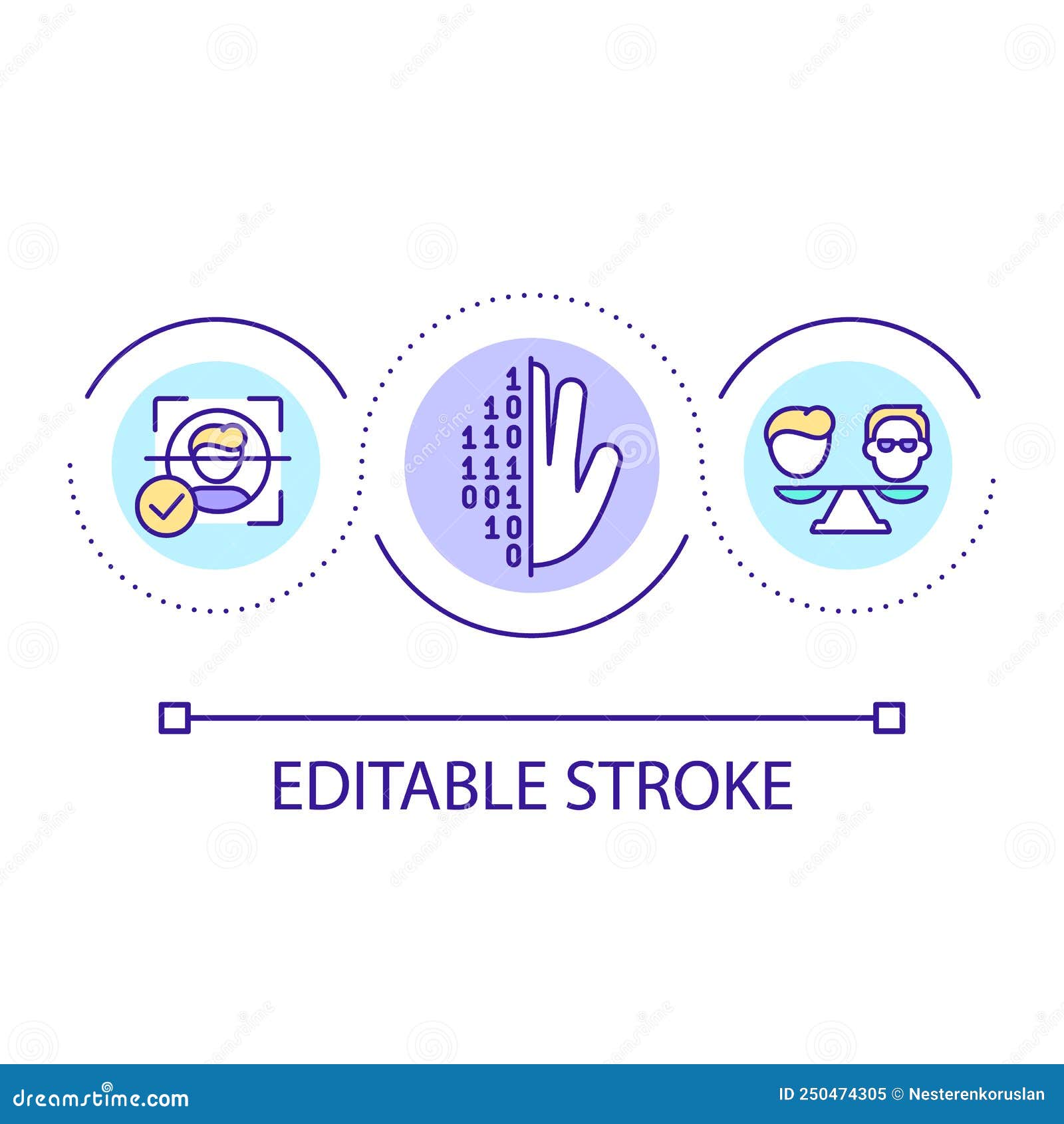Access Management System Loop Concept Icon Stock Vector - Illustration ...
