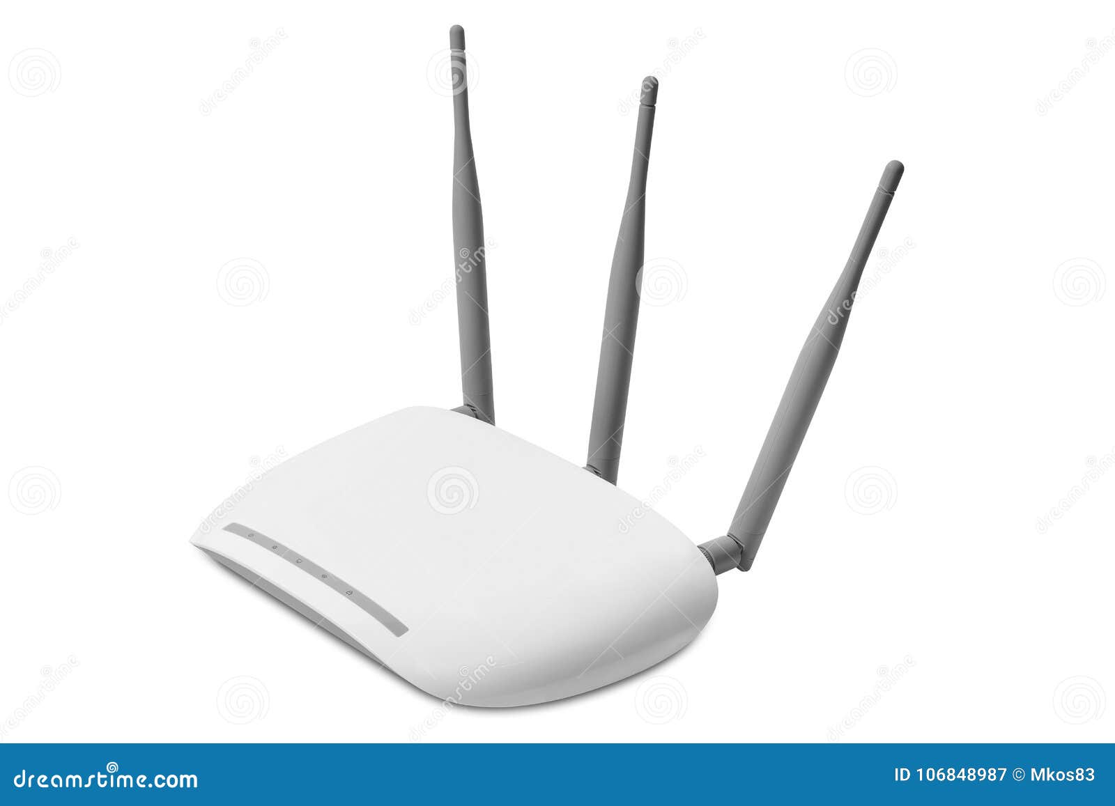 Access Point Device Isolated on White Background Stock Image - Image of ...