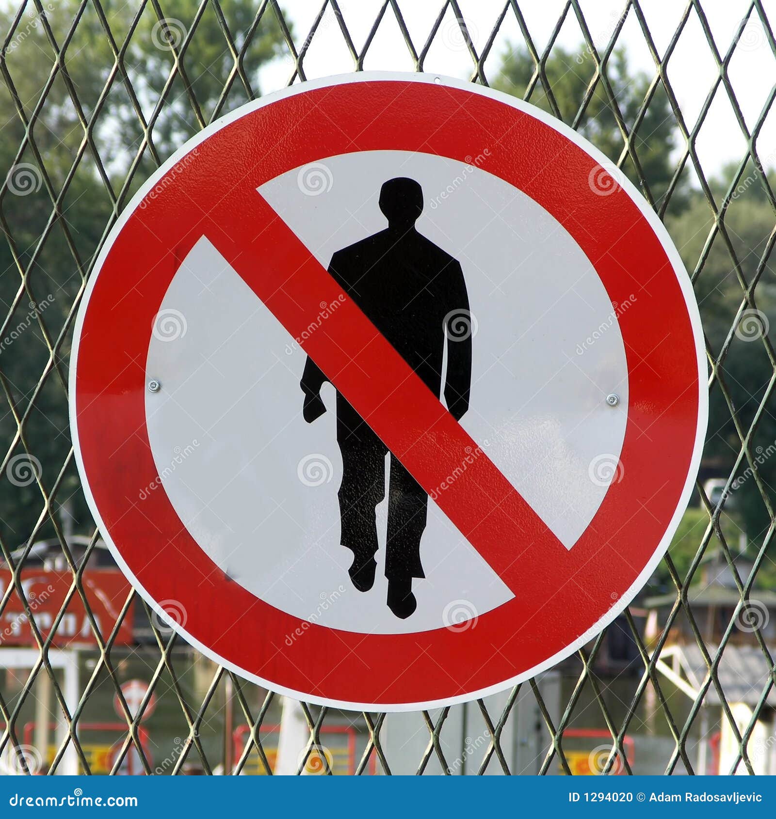 Access sign stock photo. Image of attention, guard, latency - 1294020