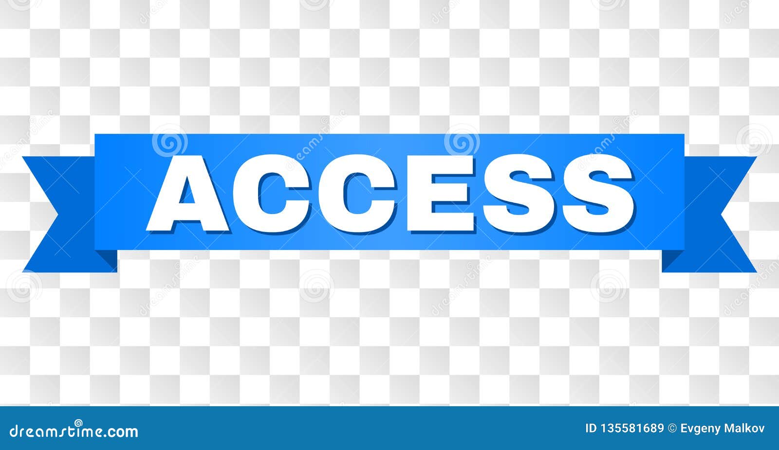 Blue Tape with ACCESS Caption Stock Vector - Illustration of background ...