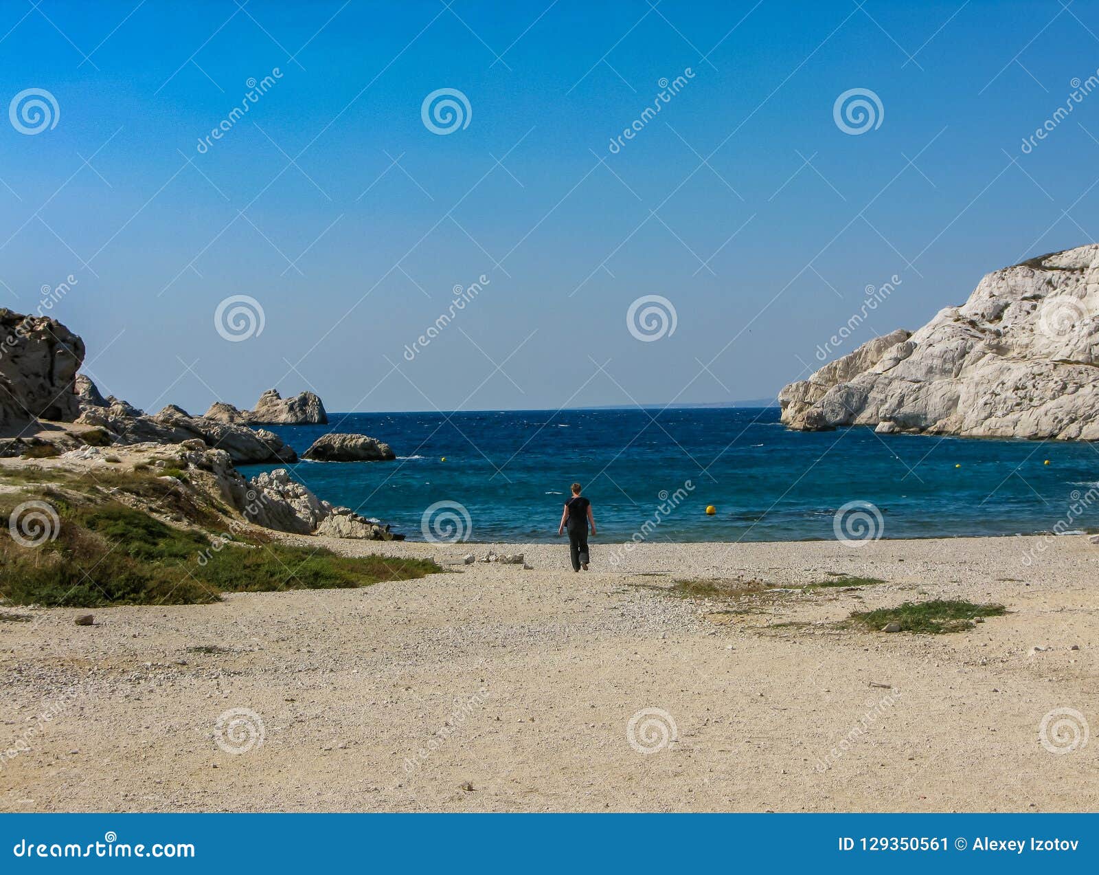 Access To the Bay To the Blue Sea Editorial Photo - Image of calm ...