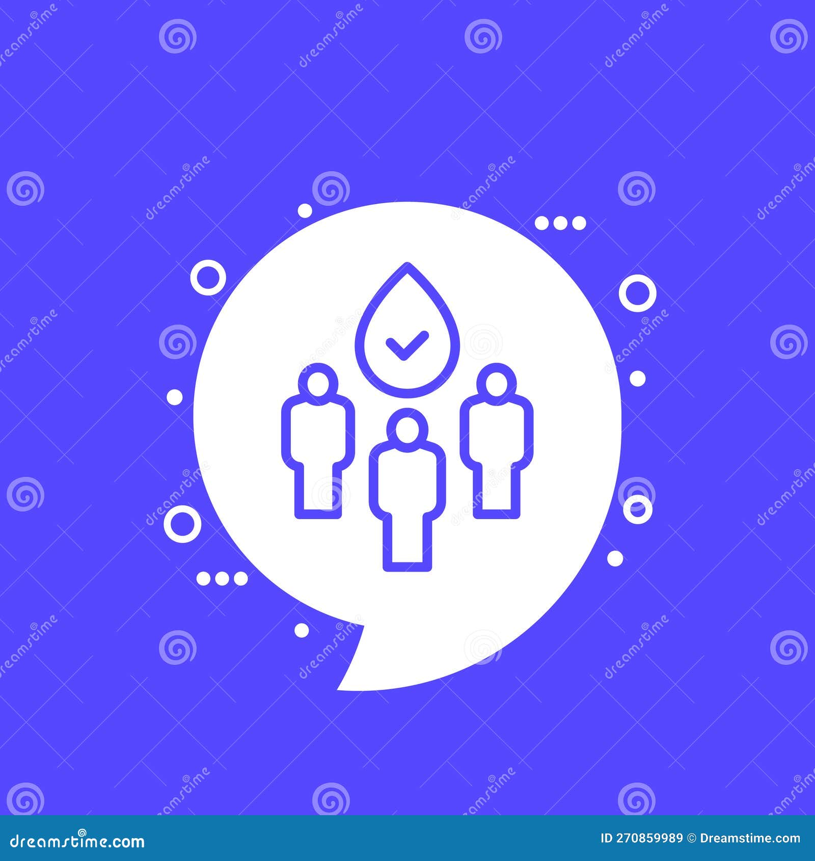 Access To Clean Water Line Icon for Web Stock Vector - Illustration of ...