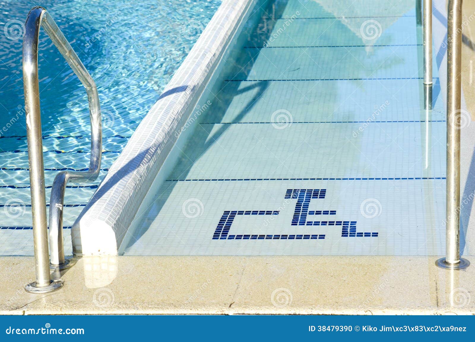 Access To the Pool for Handicapped Stock Photo - Image of symbol, water ...