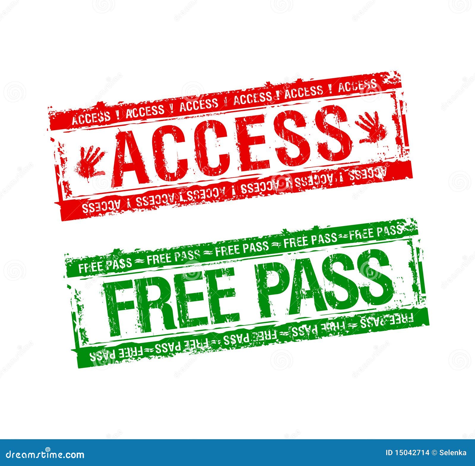 Access vector stamps stock illustration. Illustration of agreement ...