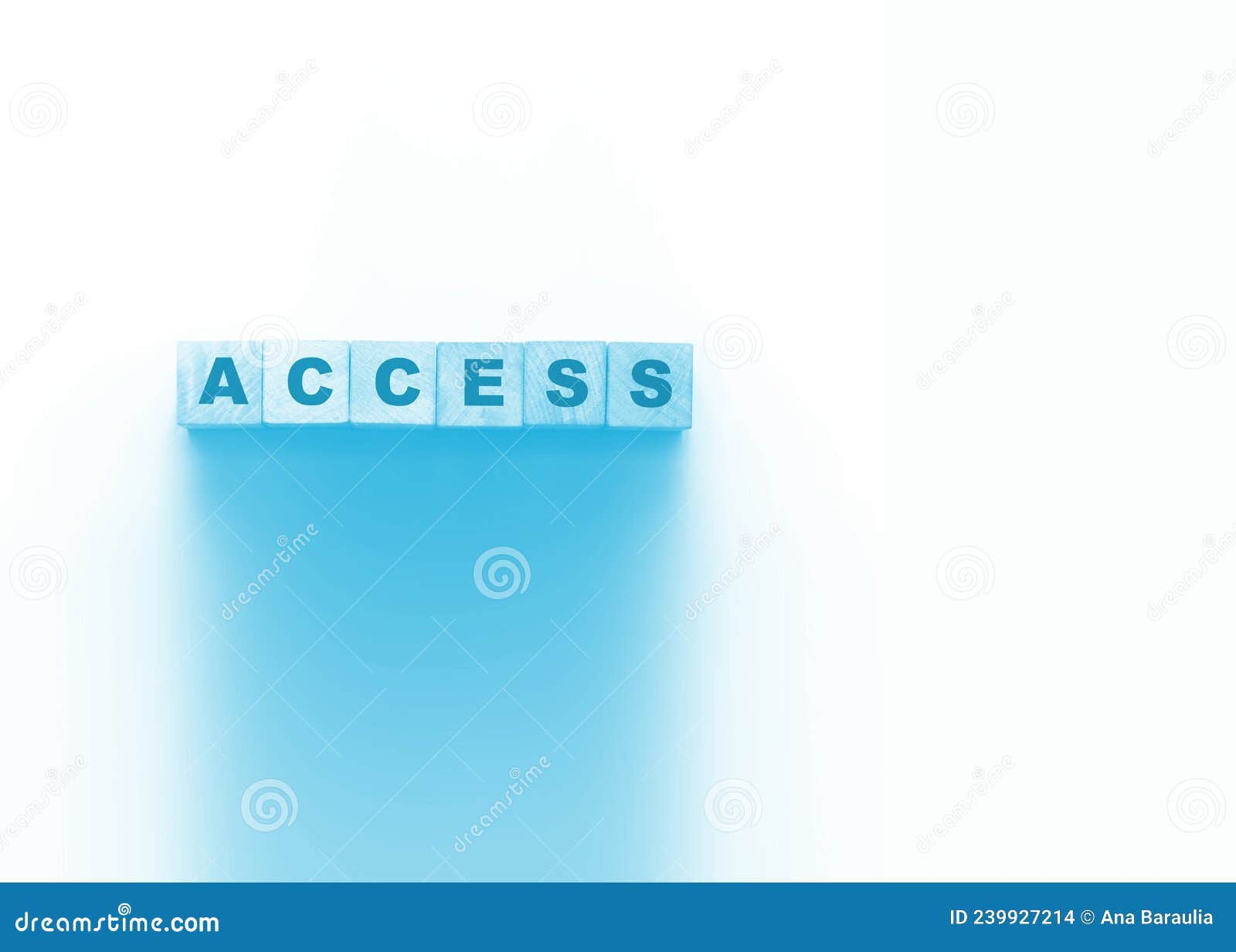 Access Word on Wooden Cubes. Business and Technology Concept Stock ...