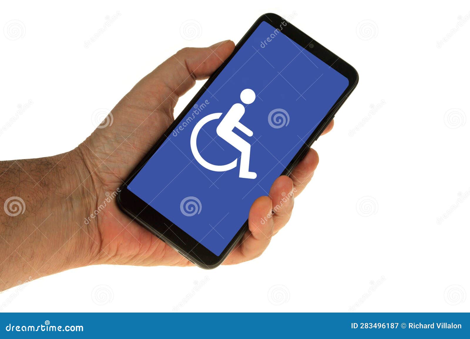 Accessibility Concept and Smartphone Stock Image - Image of telephony ...