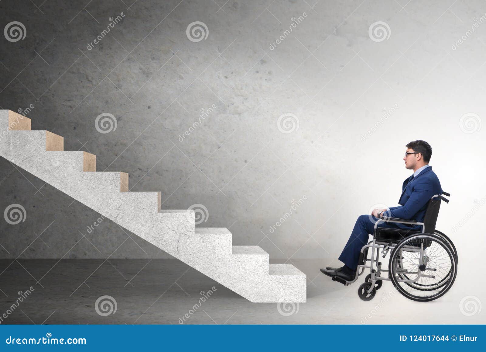 The Accessibility Concepth with Wheelchair for Disabled Stock Photo ...