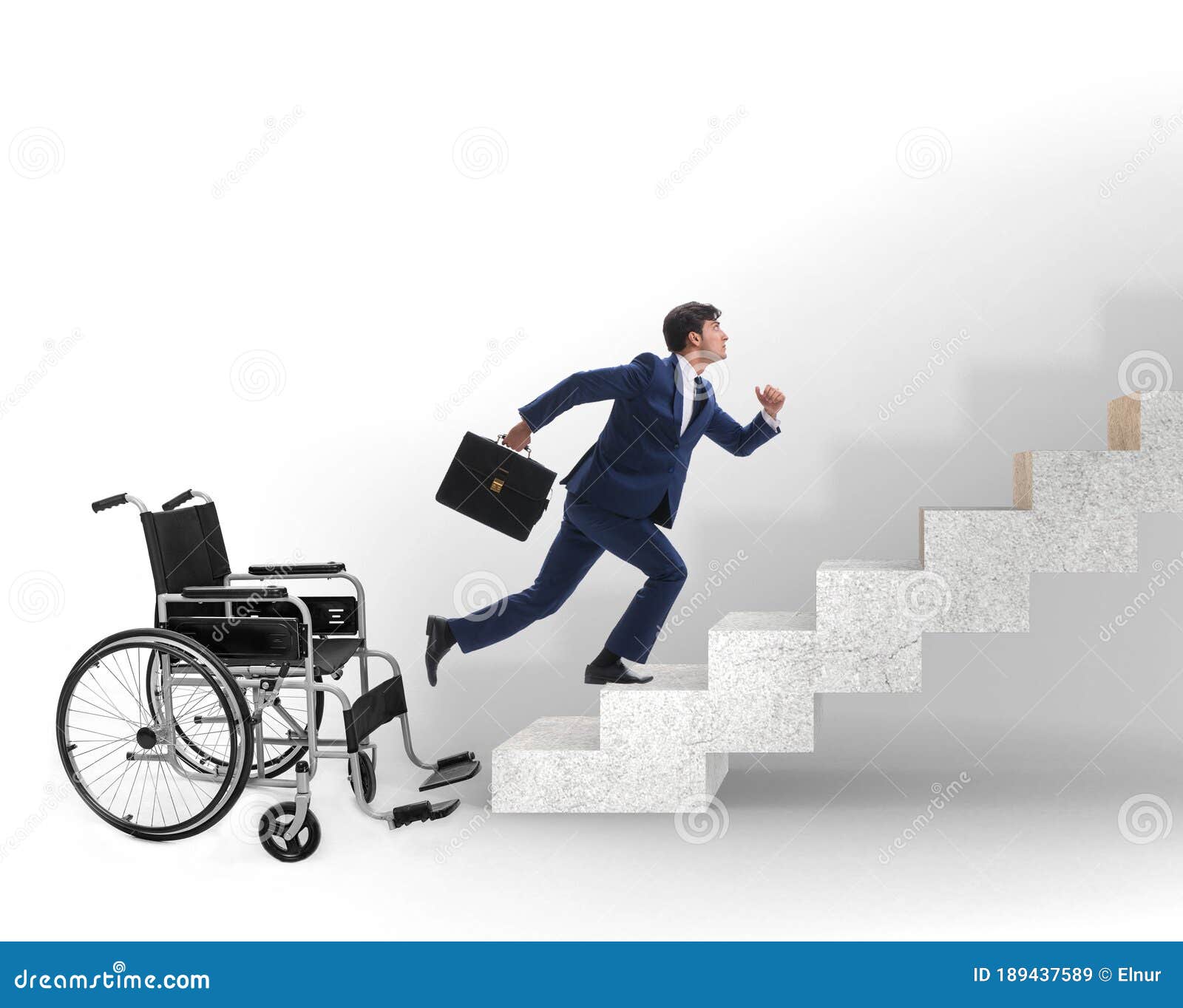 Accessibility Concepth with Wheelchair for Disabled Stock Image - Image ...