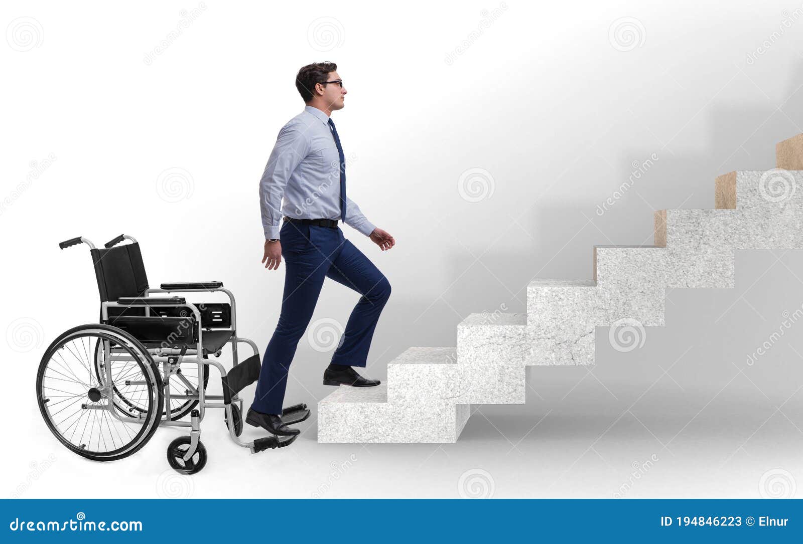 Accessibility Concepth with Wheelchair for Disabled Stock Image - Image ...