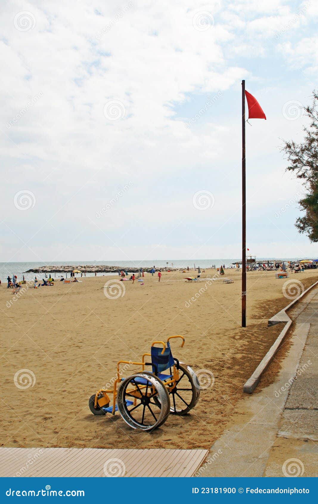 Accessibility for Disabled People on the Beach Stock Photo - Image of ...