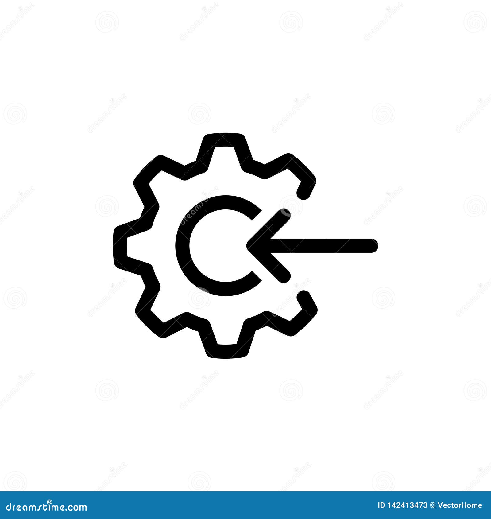 Accessibility Icon on a White Background. Stock Vector - Illustration ...