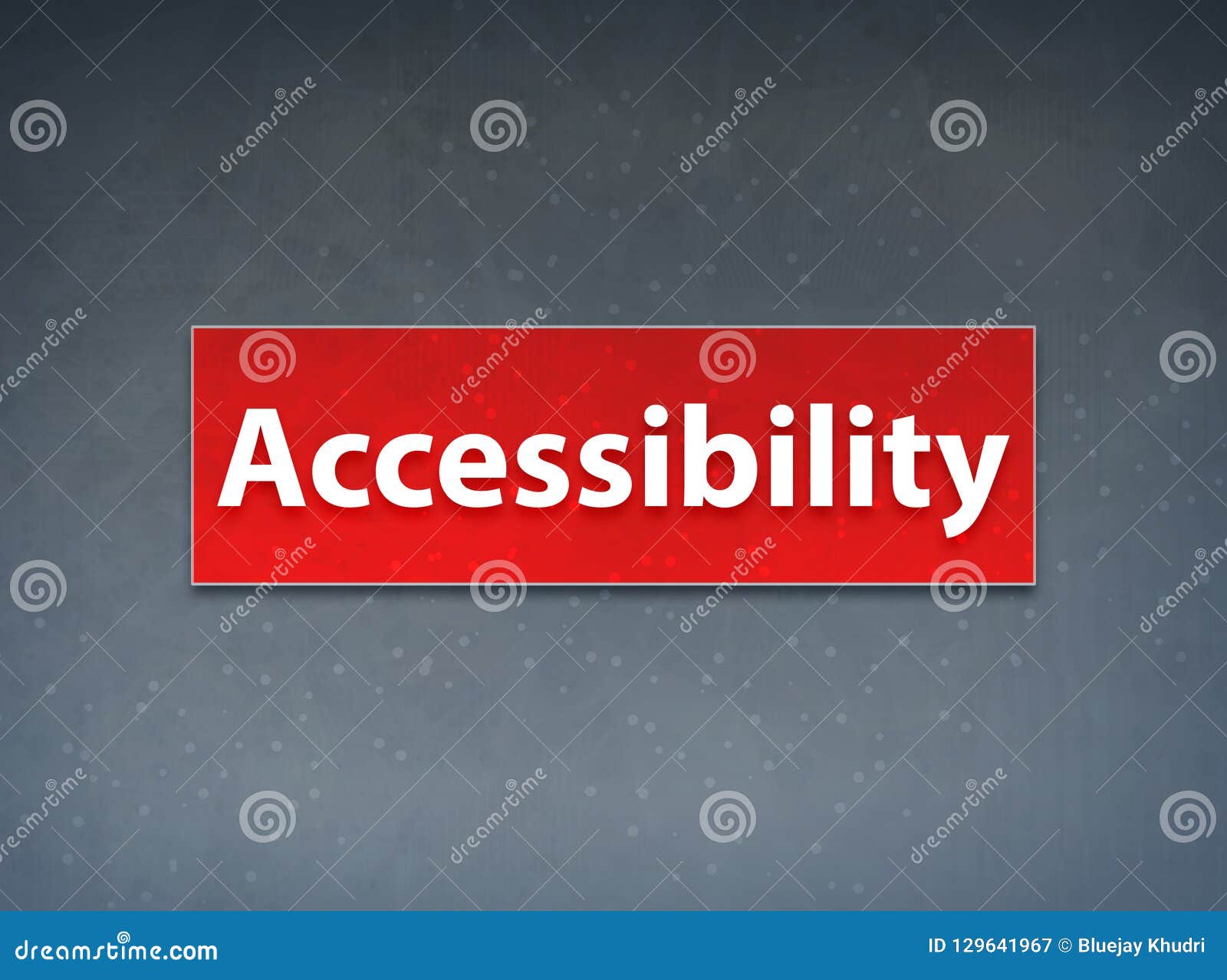 Accessibility Red Banner Abstract Background Stock Illustration ...