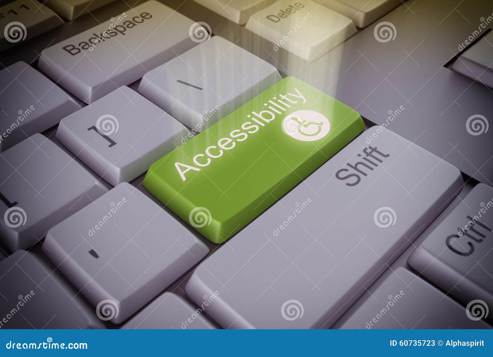 Accessibility key stock image. Image of accessibility - 60735723