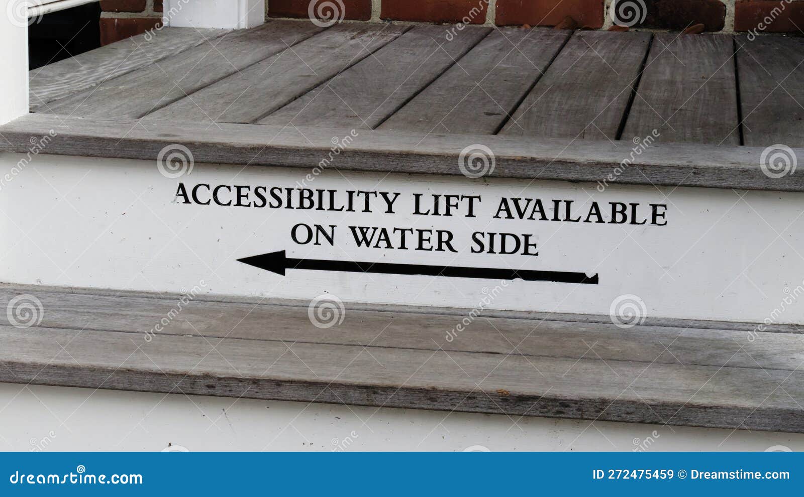 Accessibility Lift Available Signage for Disabled Access Stock Image ...