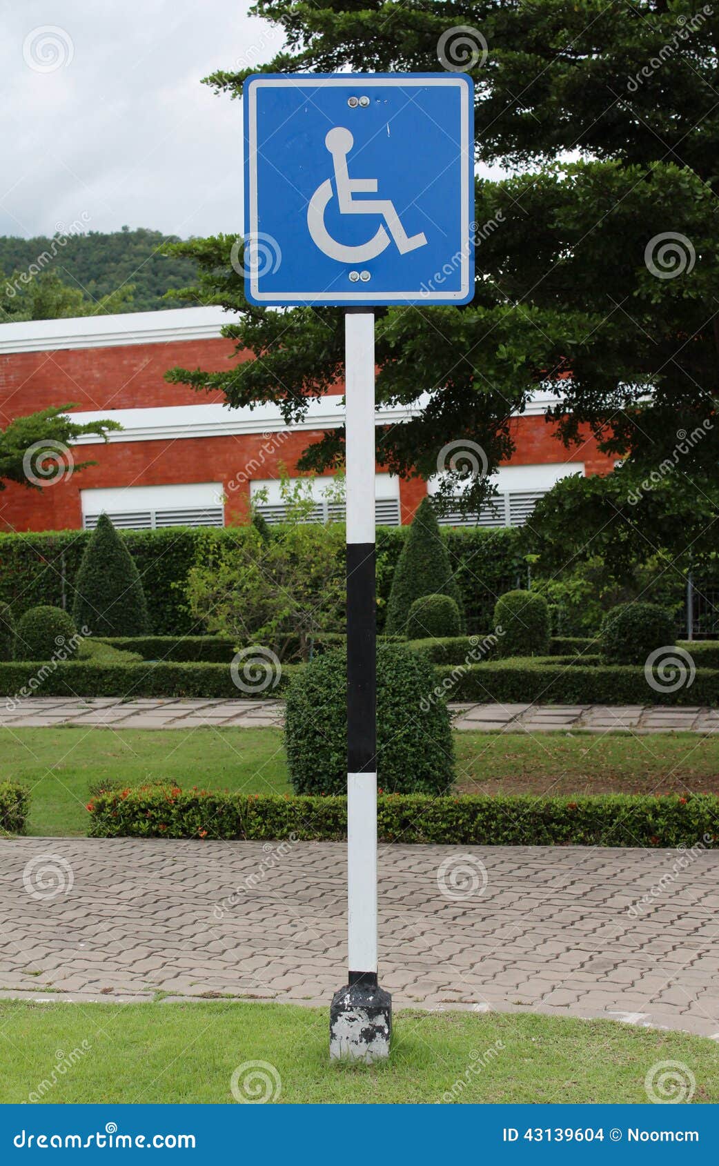Accessibility sign stock photo. Image of metal, impairment - 43139604