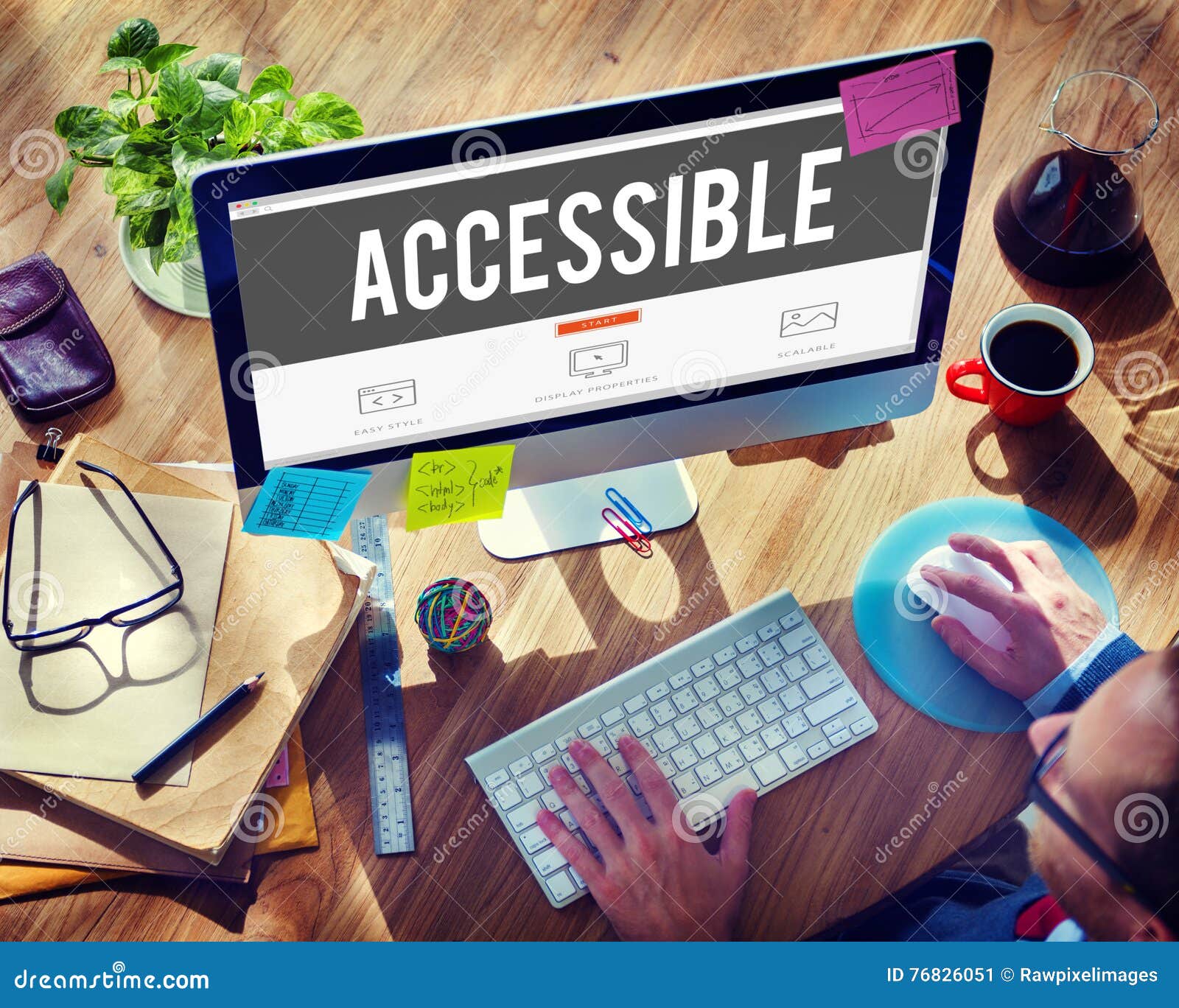 Accessible Approachable Attainable Available Business Concept Stock ...