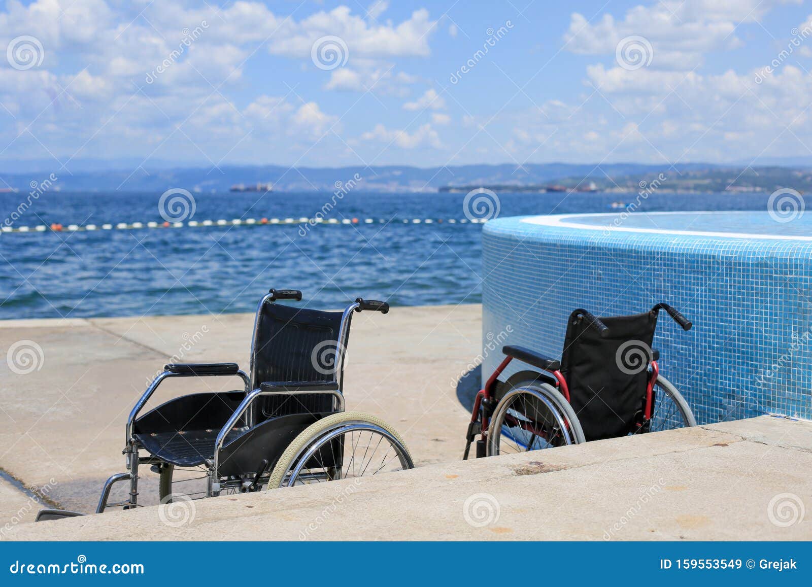 Accessible Beach for Disabled People Stock Image - Image of accessible ...