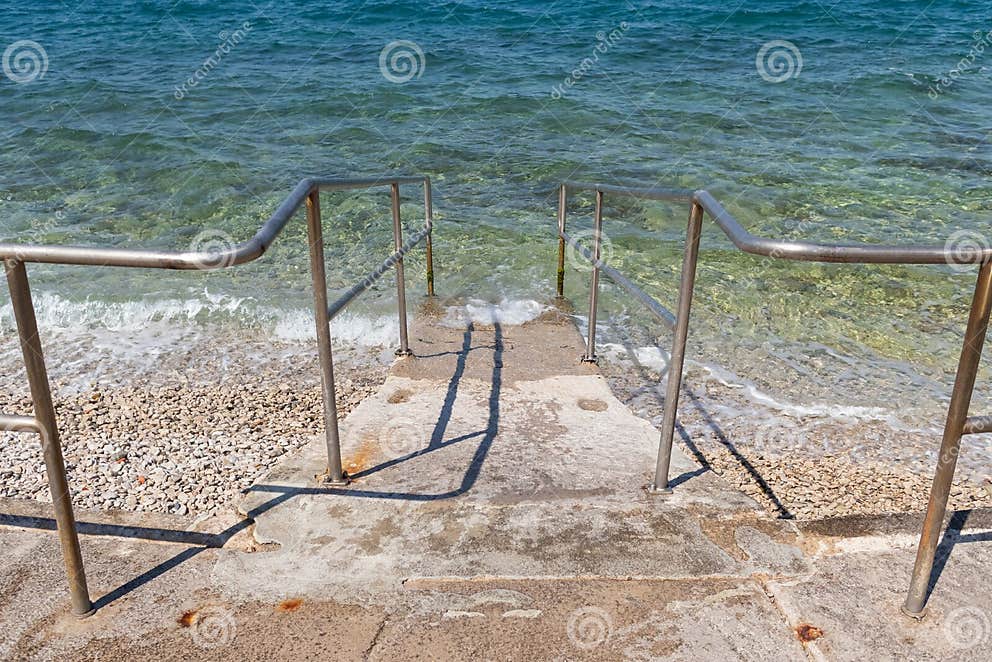 Accessible beach with ramp stock image. Image of holiday - 248481663