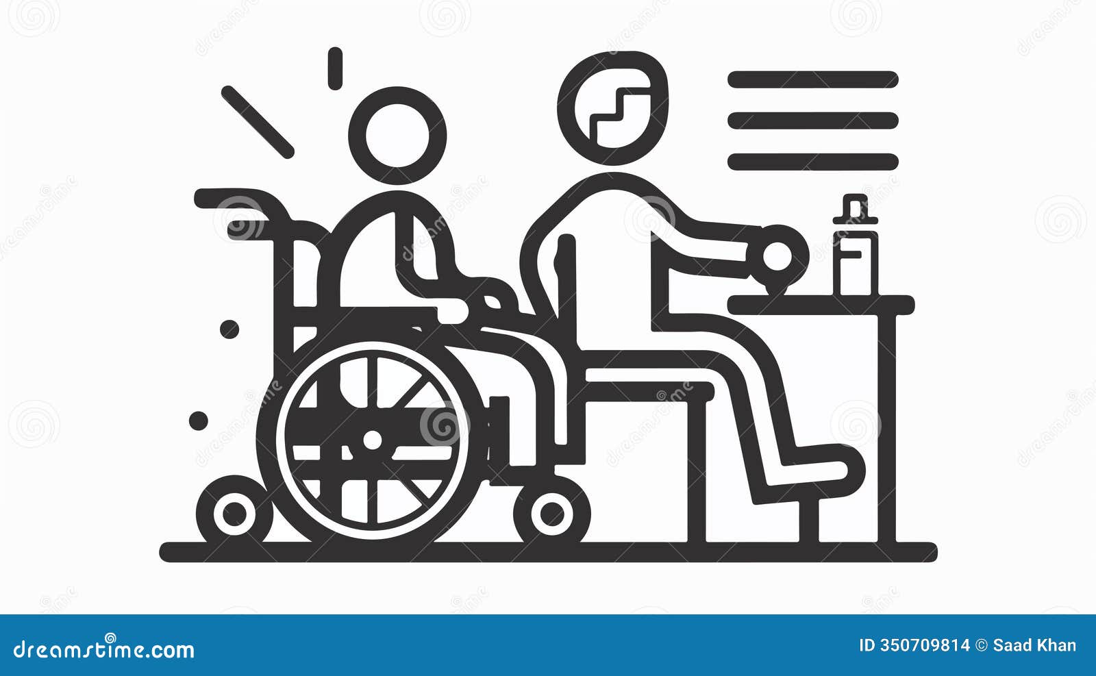 Accessible Disability Room Icon for Inclusive Spaces and Accommodation ...