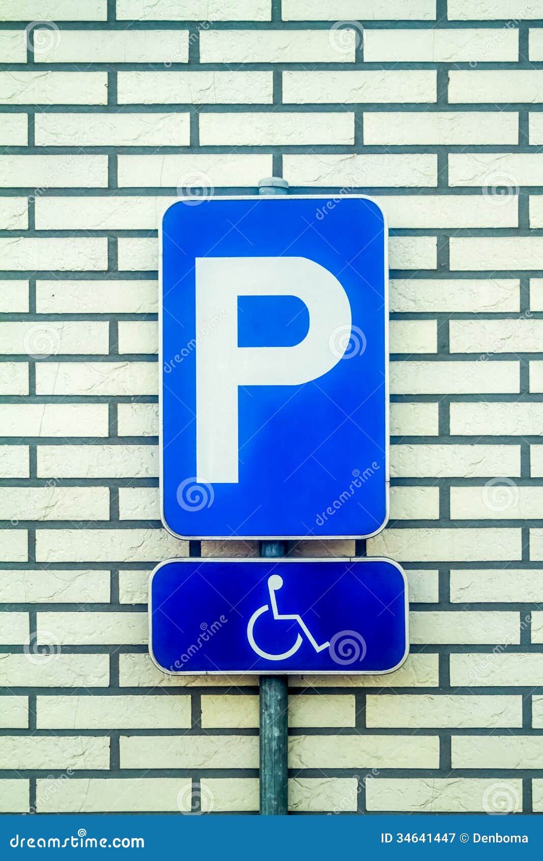 Accessible stock image. Image of pole, sign, handicapped - 34641447