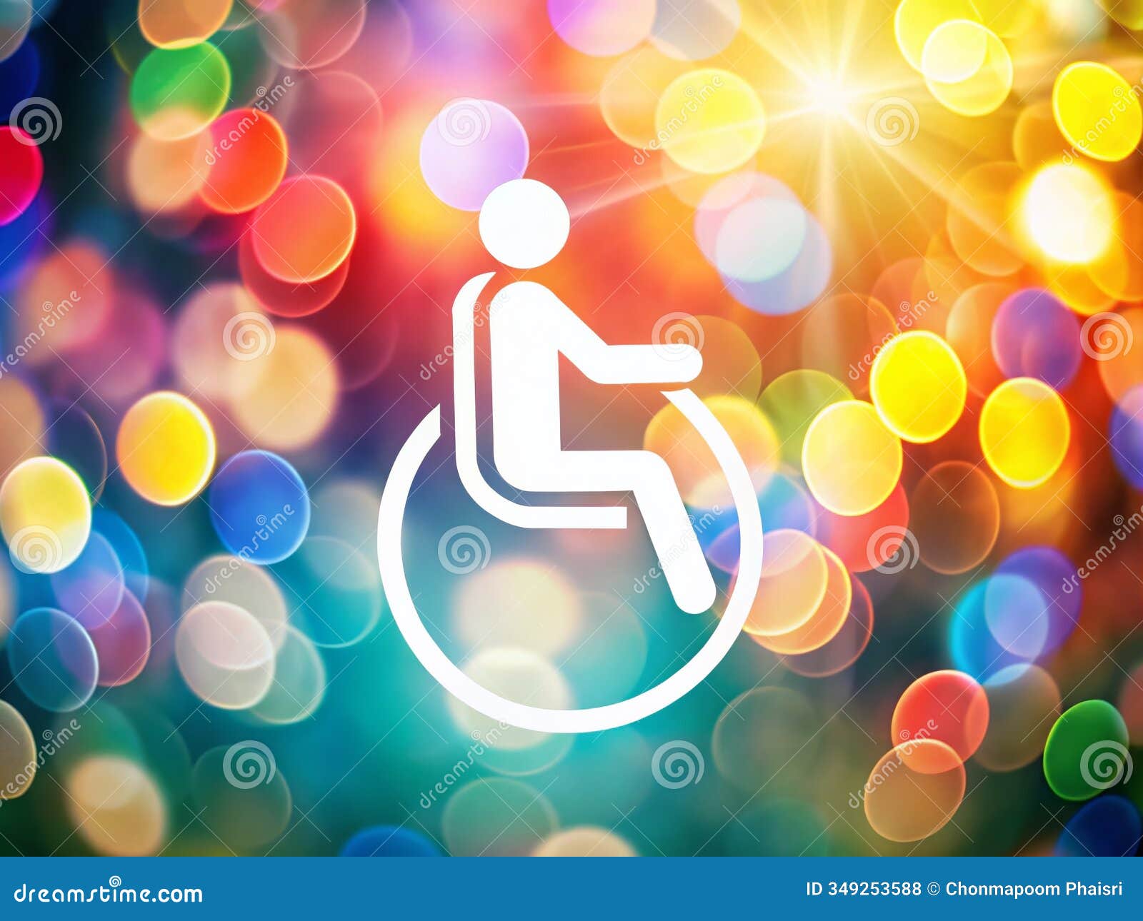 Accessible Symbol of Blindness a BokehEffect Pictogram for Visual ...