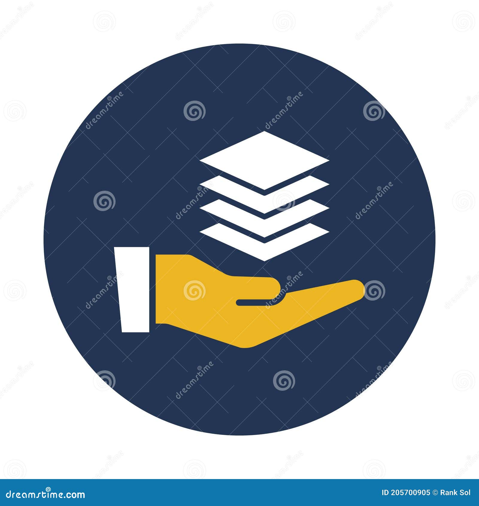 Accession, Accretion Vector Icon Which Can Easily Modify or Edit Stock ...