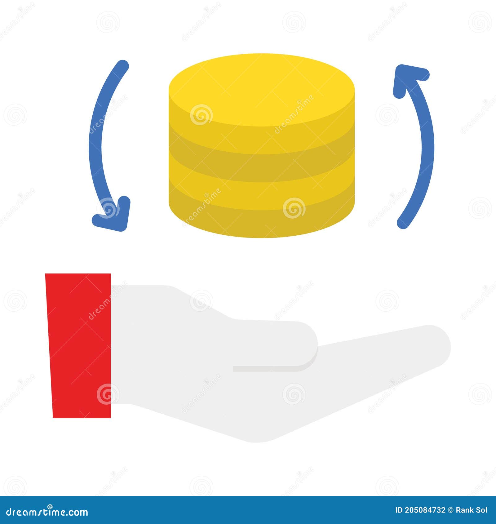 Accession, Acquisition Vector Icon Which Can Easily Modify Stock ...