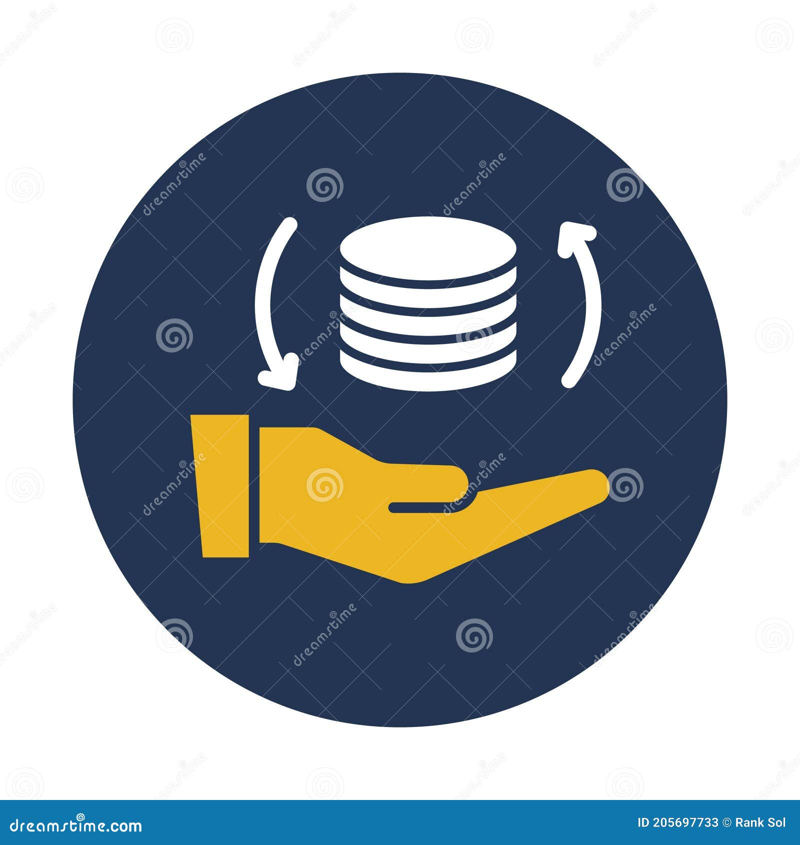 Accession, Acquisition Vector Icon Which Can Easily Modify Stock Vector ...