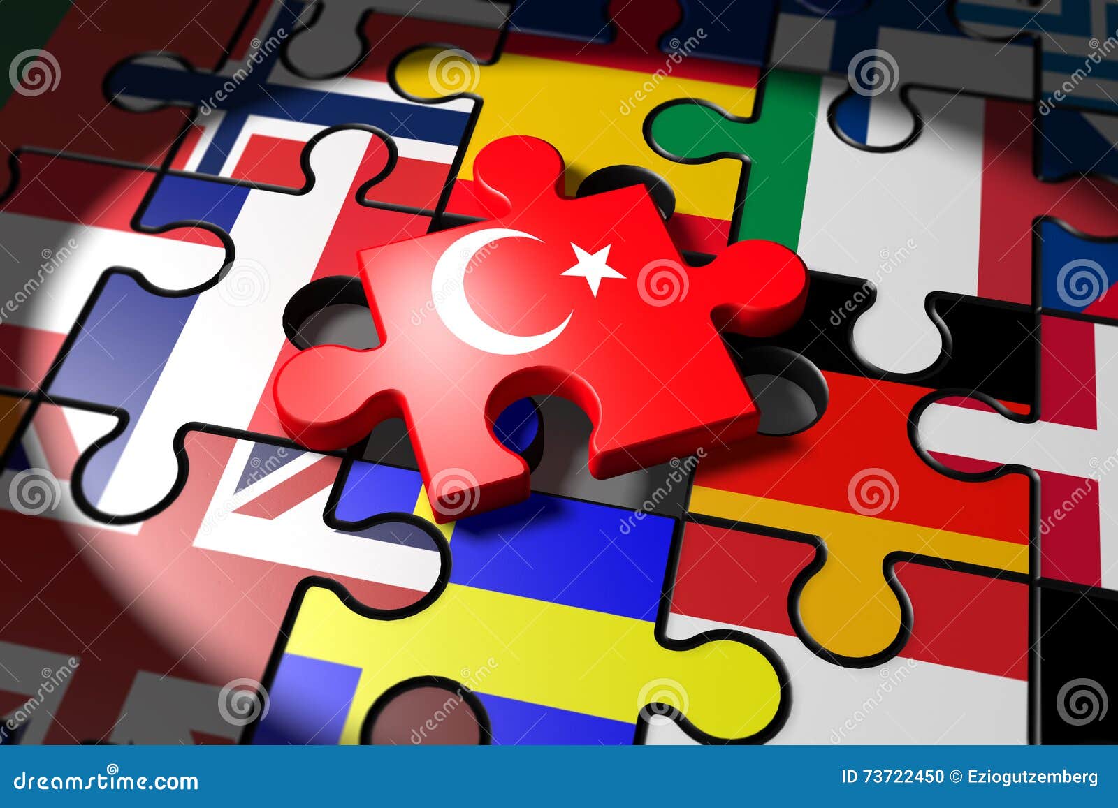 Accession Negotiations between the EU and Turkey Symbolized As a Stock ...