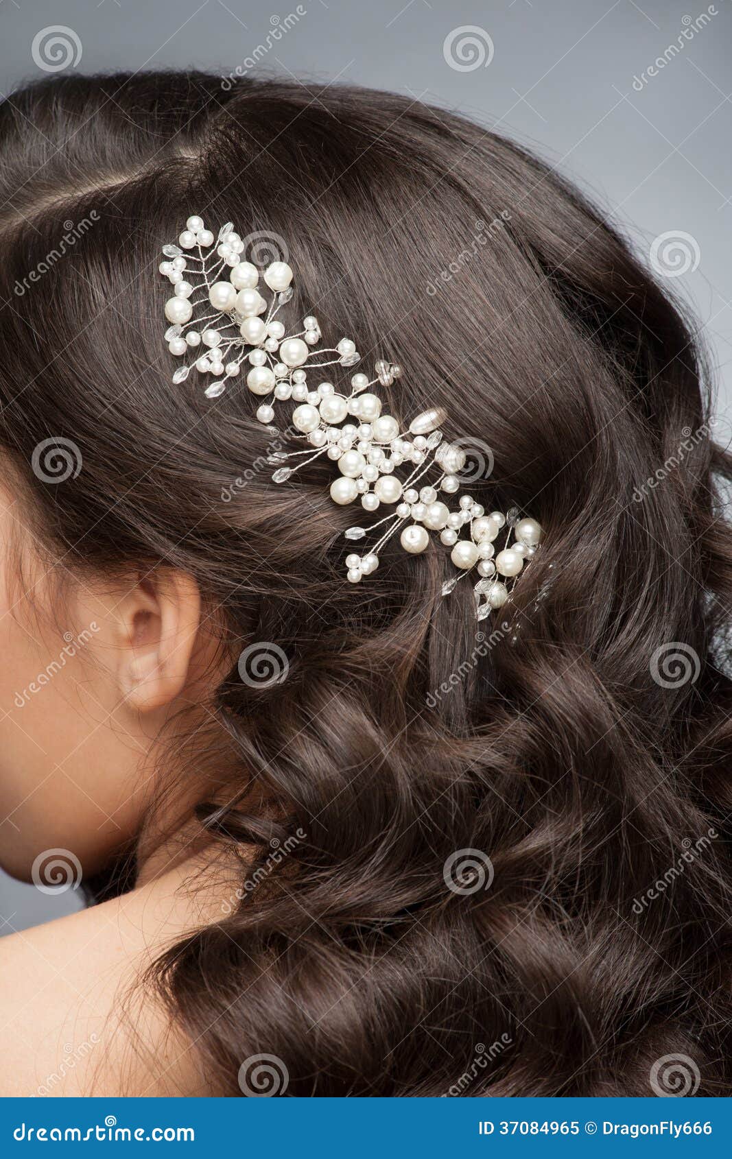 Accessoire De Cheveux De Perle Image stock - Image du nuptiale ...