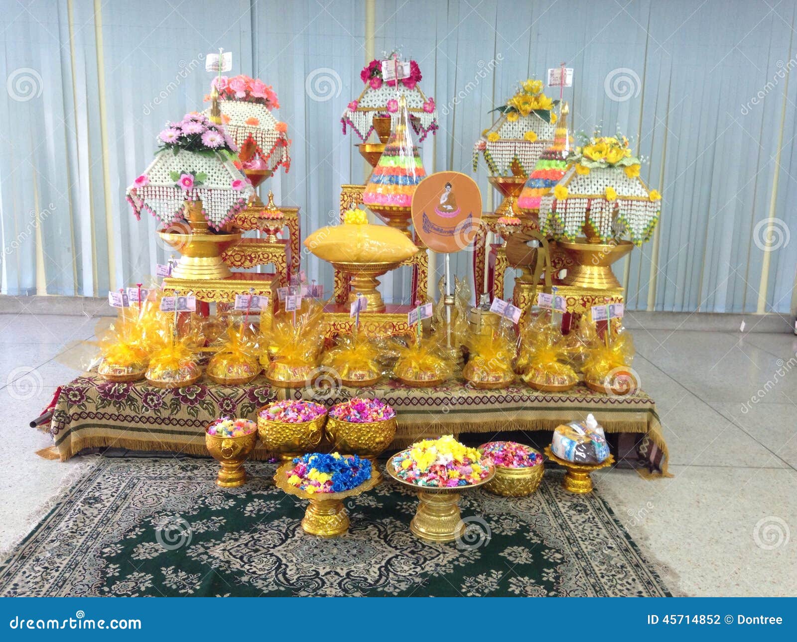 Accessories for Becomes a Monk Stock Photo - Image of person, tradition ...