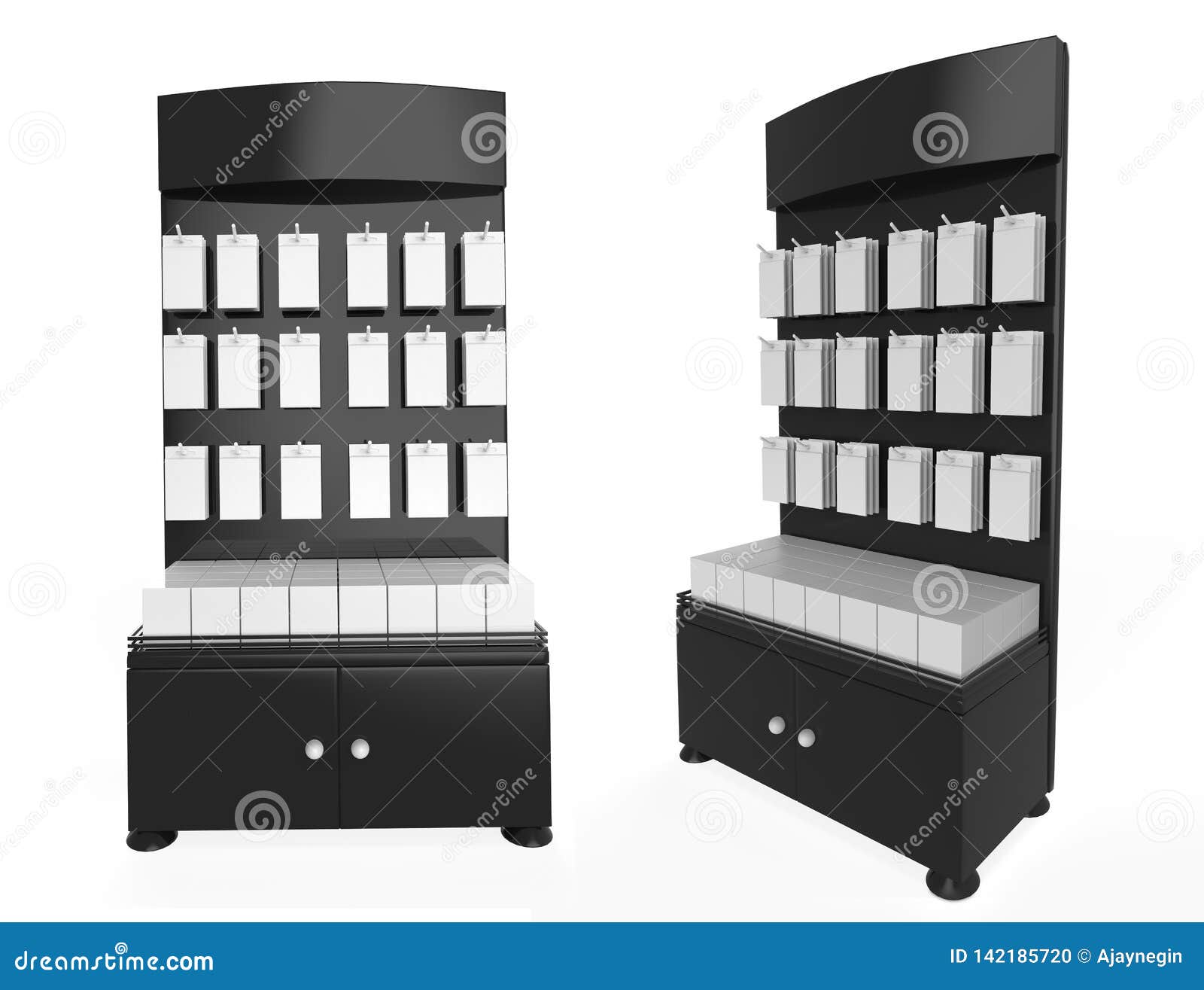 Display stand stock illustration. Illustration of object - 142185720